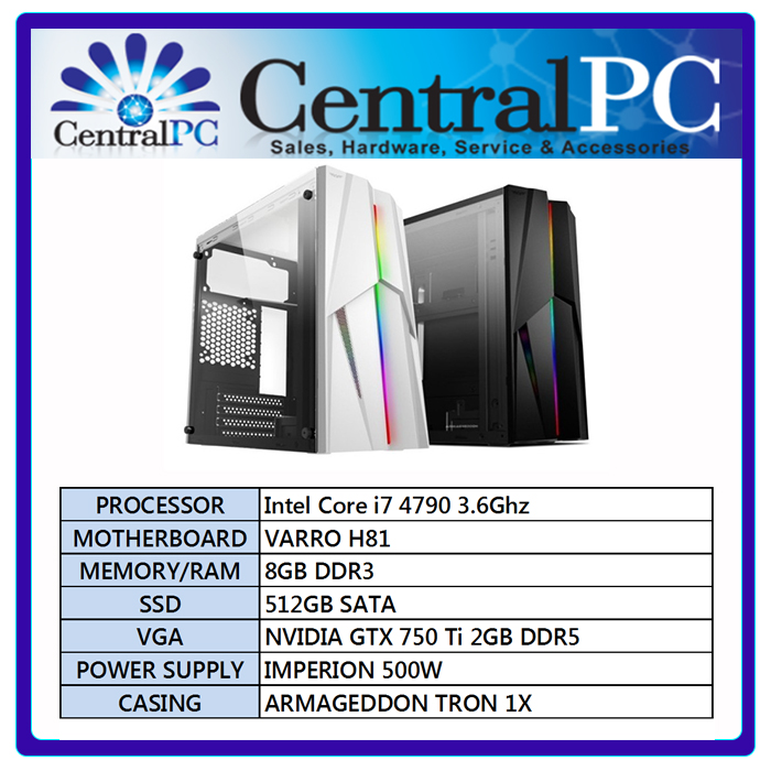 PC RAKITAN GAMING & DESIGN 1 - Toko Central PC