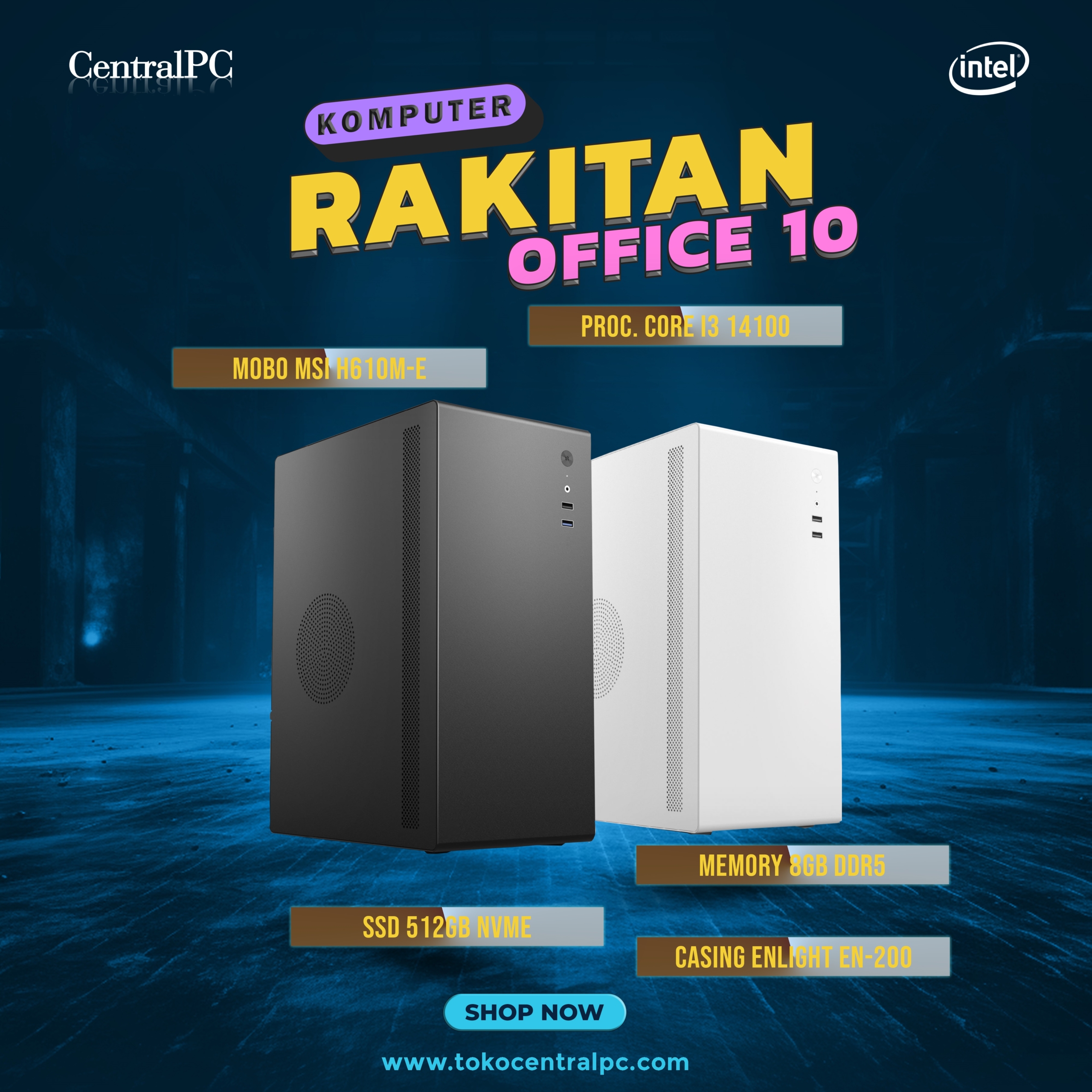PC RAKITAN OFFICE 10 - Toko Central PC